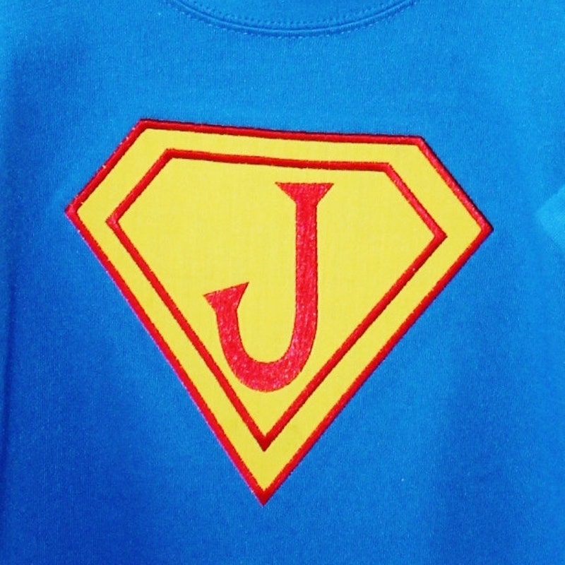Super Hero Applique - Etsy