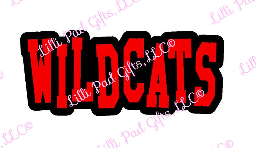 WILDCATS Cut File - Instant Download - SVG,DXF Vector for Cameo ...