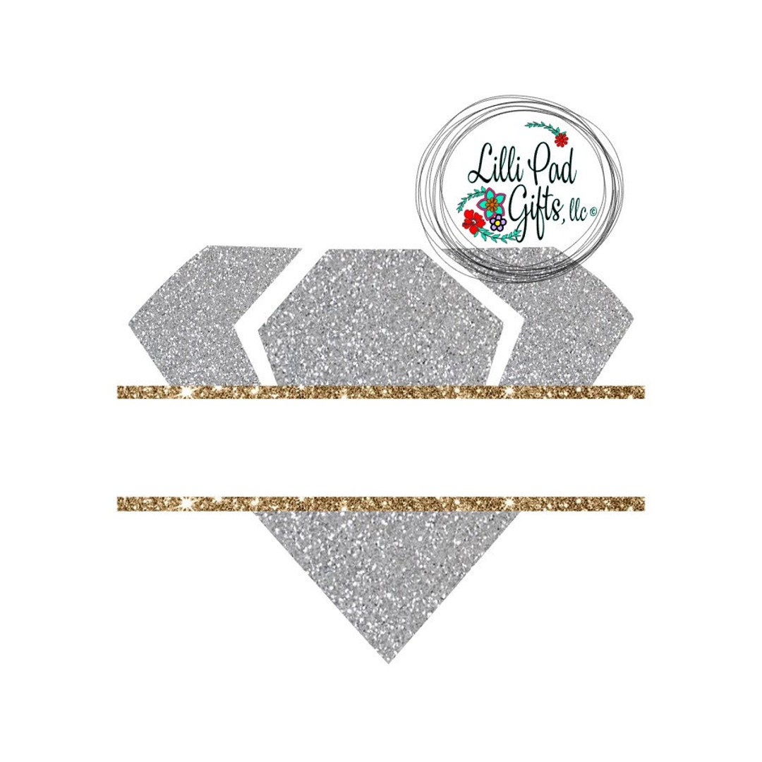 Diamond-split Center - Cut File - Instant Download - SVG and DXF, EPS ...