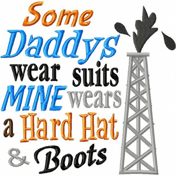 Oil Rig Embroidery - Etsy