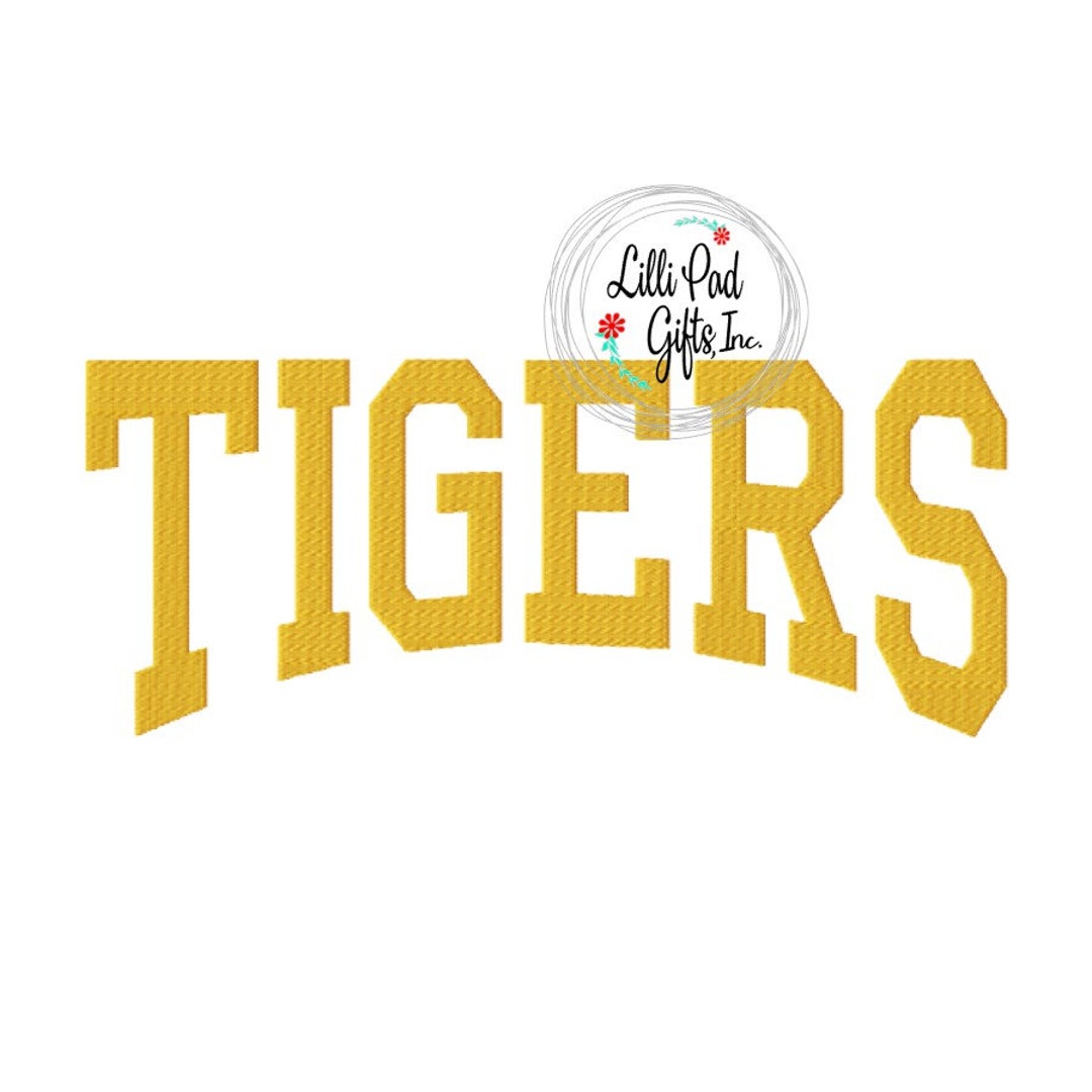 Tigers-arched - Machine Embroidery Design - 9 Sizes, Tigers, Tiger ...