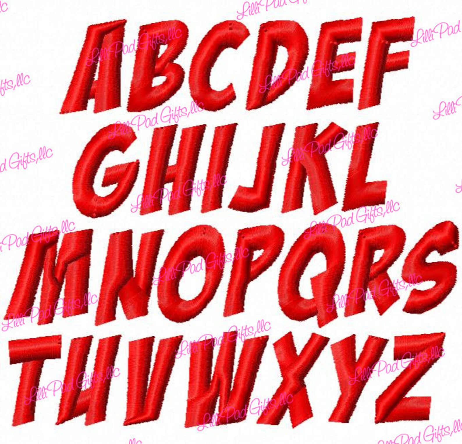 BOOM POW - Bx - Machine Embroidery Font - Sizes 1",2",3",4" BUY 2 Get 1 ...