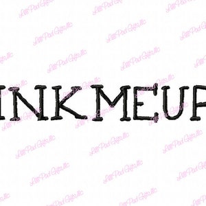 Mini Inkmeup - .5in. (half Inch) - Regular and Bold - Machine ...
