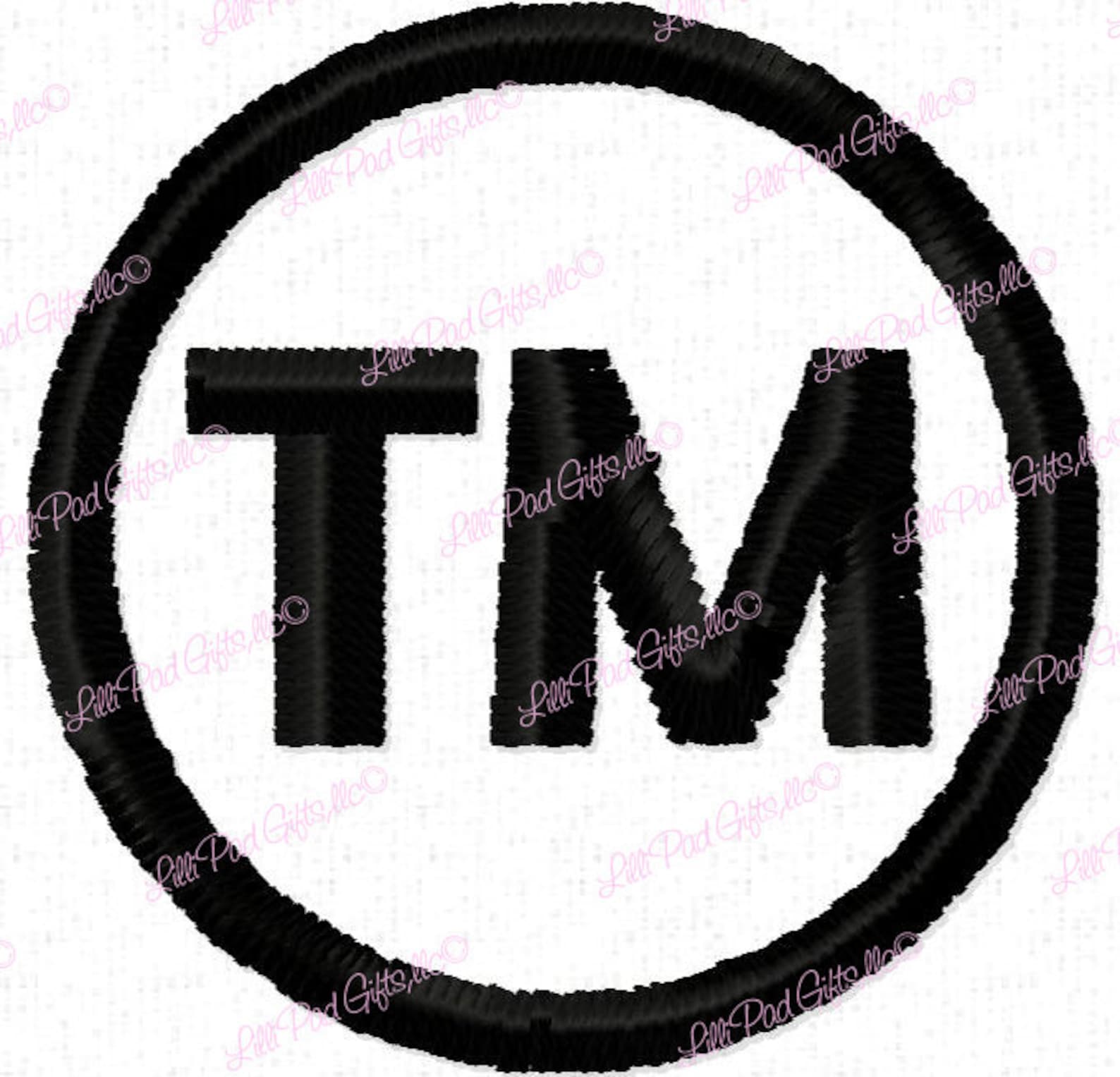 Add-on TM and R Symbols Machine Embroidery - Etsy