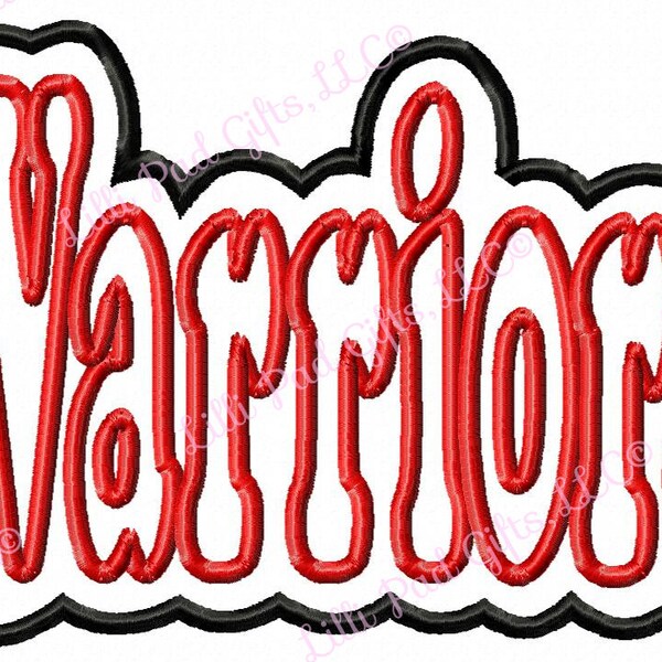 Warriors Embroidery - Etsy