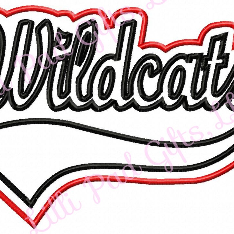 Wildcat Embroidery Design - Etsy