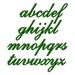 Vicky Script Machine Embroidery Font Sizes 1,2,3,4 BUY 2 Get 1 FREE - Etsy