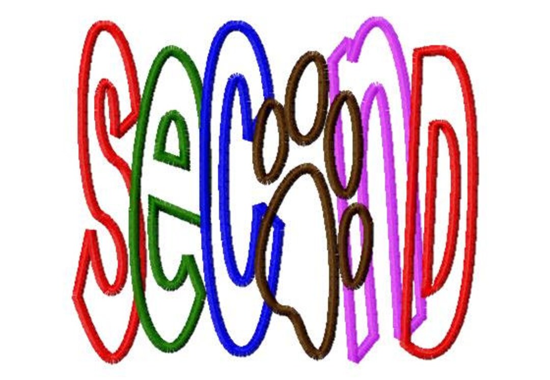 SECOND - Paw Print - Applique - Machine Embroidery Design - 12 Sizes - Etsy
