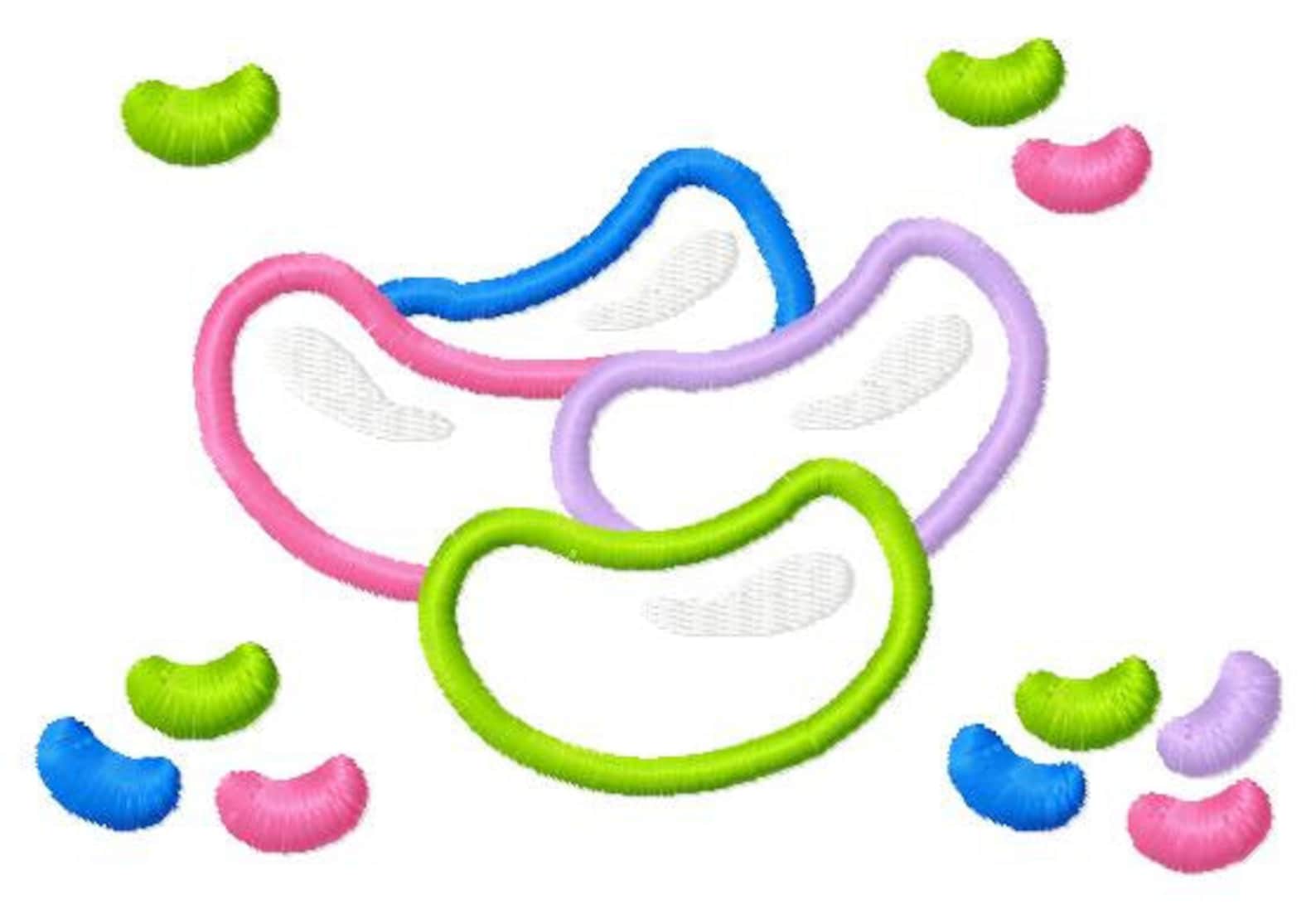 Jelly Beans Applique and Little Bean Add-ons Machine - Etsy