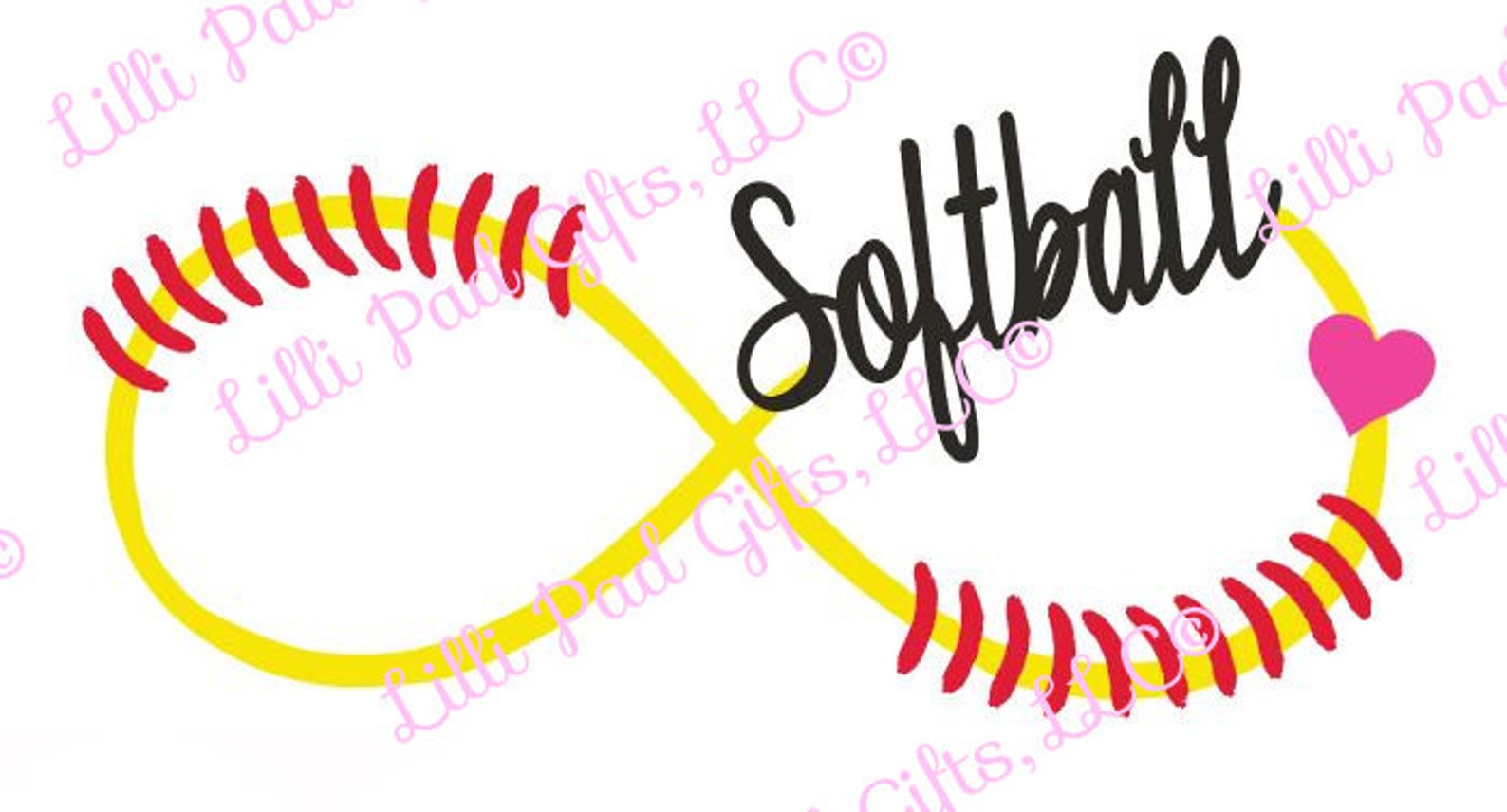 Softball Swirl - Cut File - Instant Download - SVG Vector and DXF for ...
