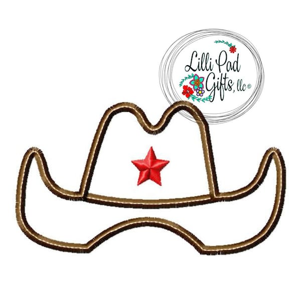 Cowboy Applique - Etsy