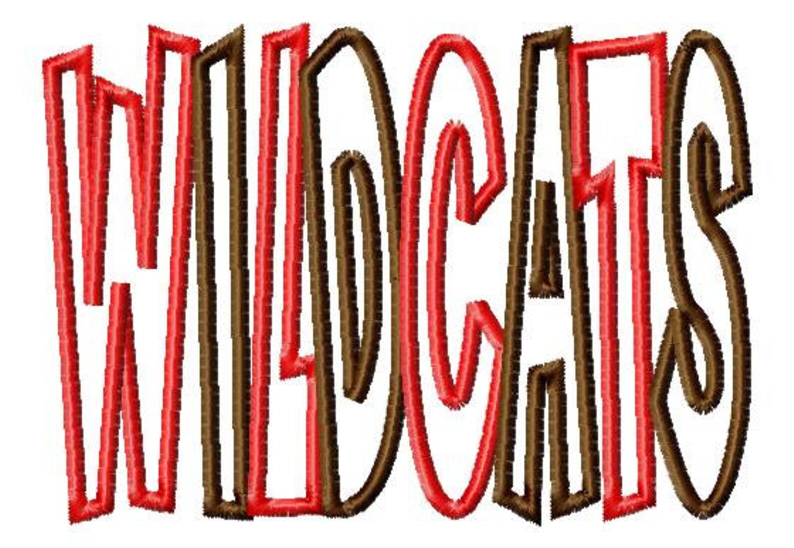 WILDCATS Multi Color Applique Machine Embroidery Design - Etsy