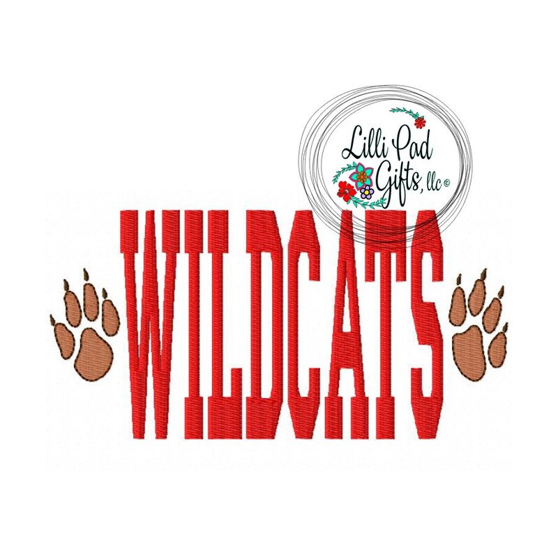 Wildcat Paw Print - Etsy