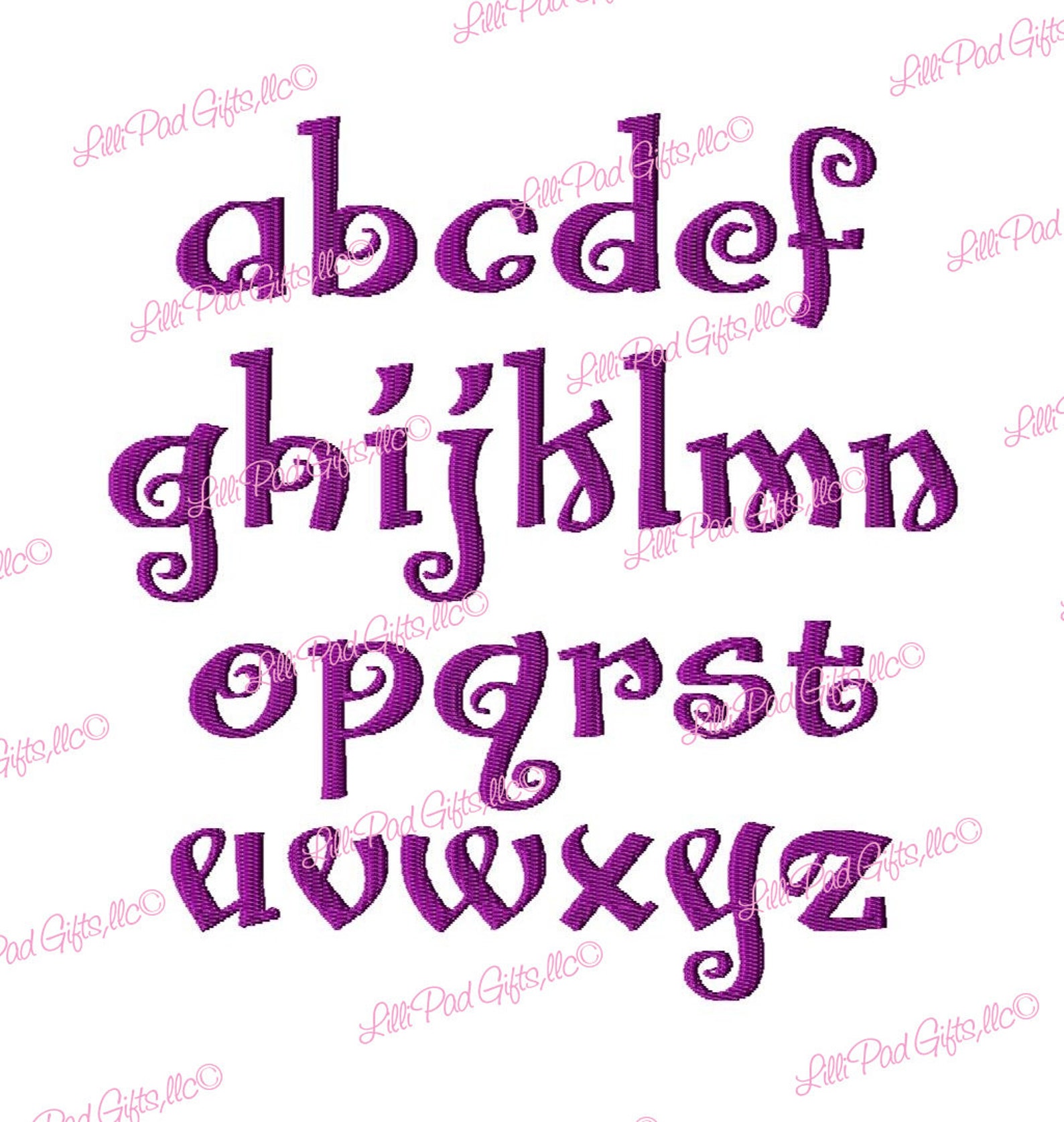 Santa Time Machine Embroidery Font - Sizes 1",2",3",4" BUY 2 Get 1 FREE ...