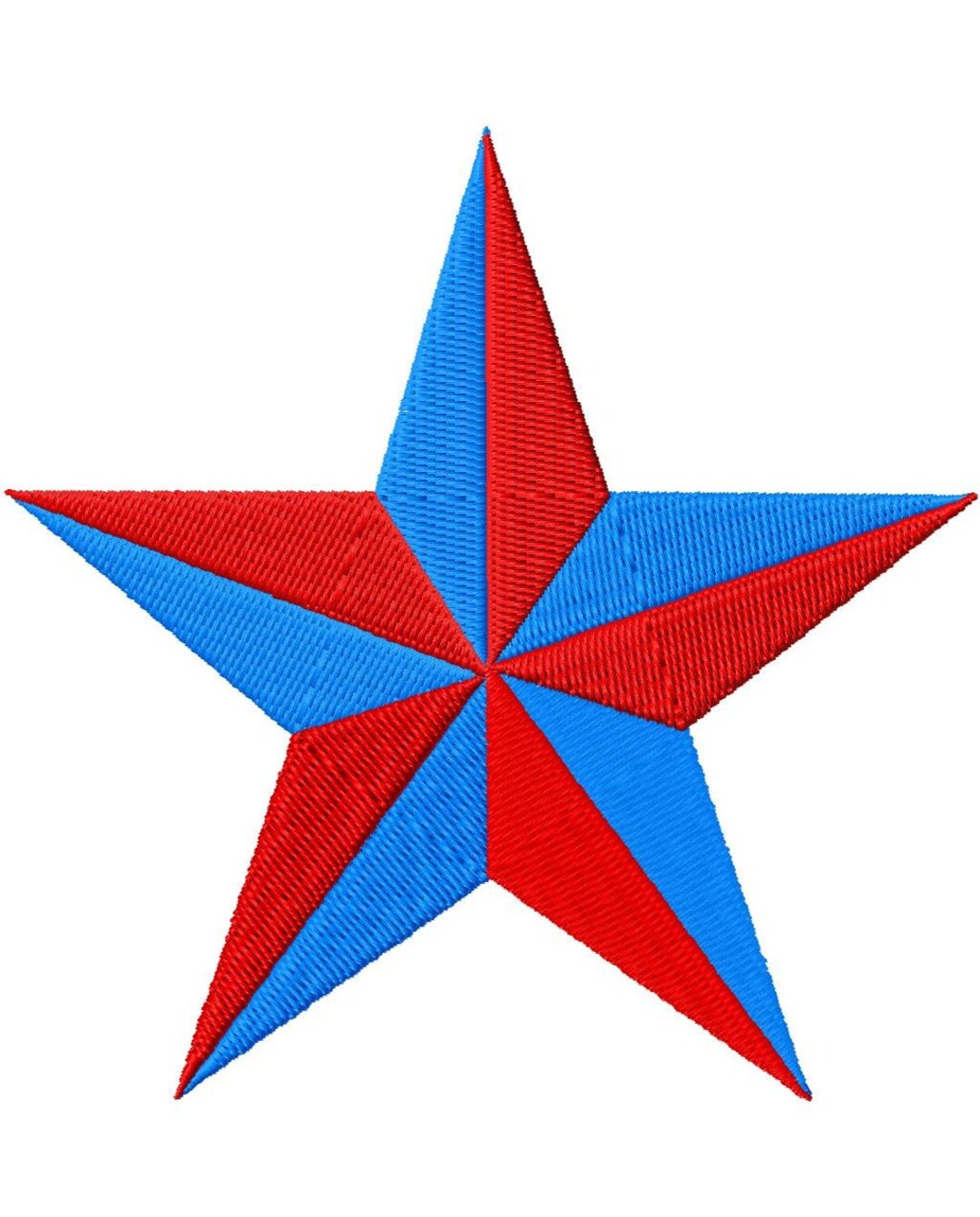 Rustic Star - Machine Embroidery - 13 Sizes From 1" to 7" - Etsy