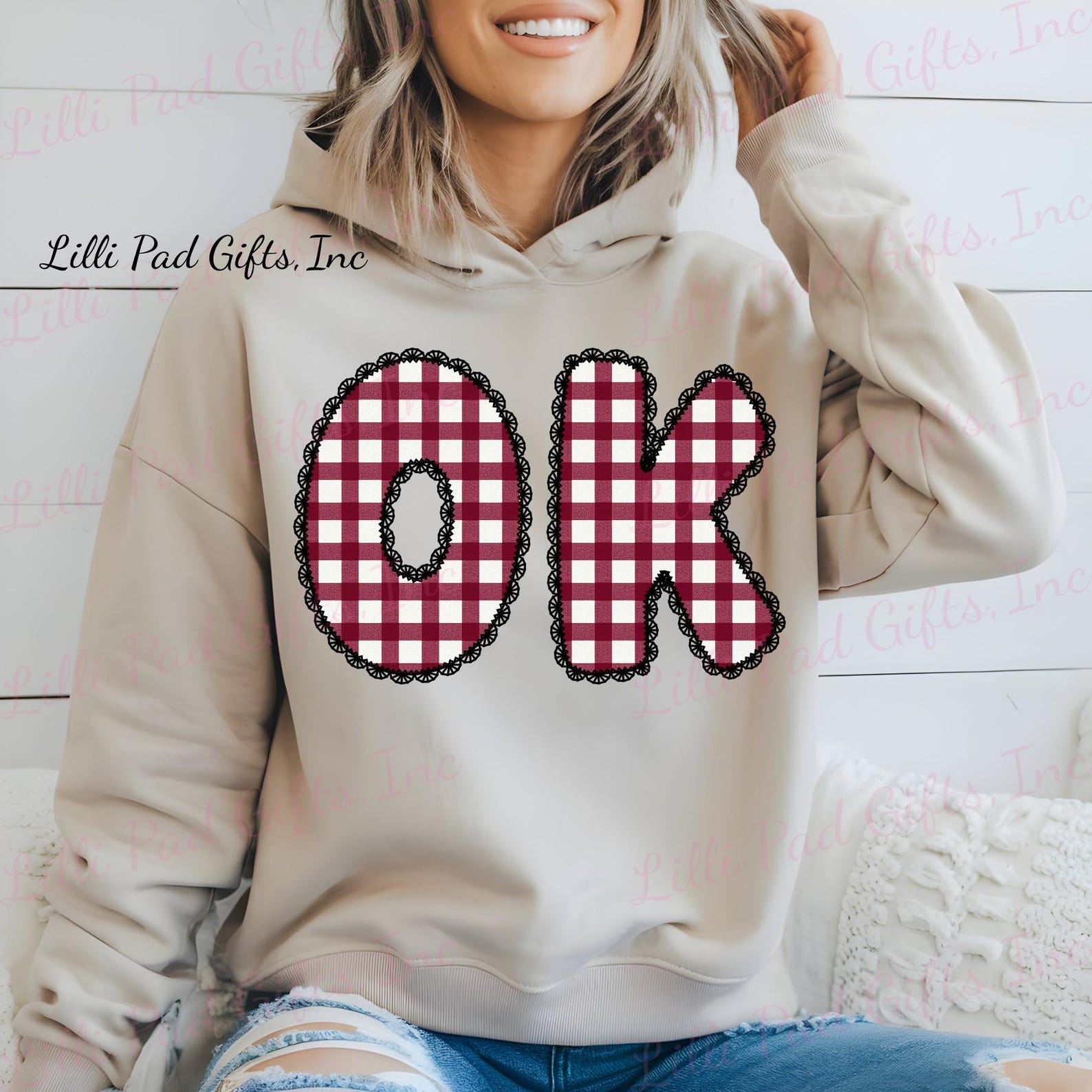 Lacey Applique Font Set - Machine Embroidery Design - 5", 6", 7" and ...