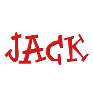 JUMBO Jack - Machine Embroidery Font - Sizes 5",6",7" BUY 2 Get 1 FREE ...