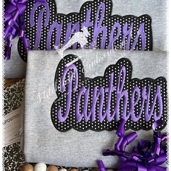 Panthers Embroidery - Etsy