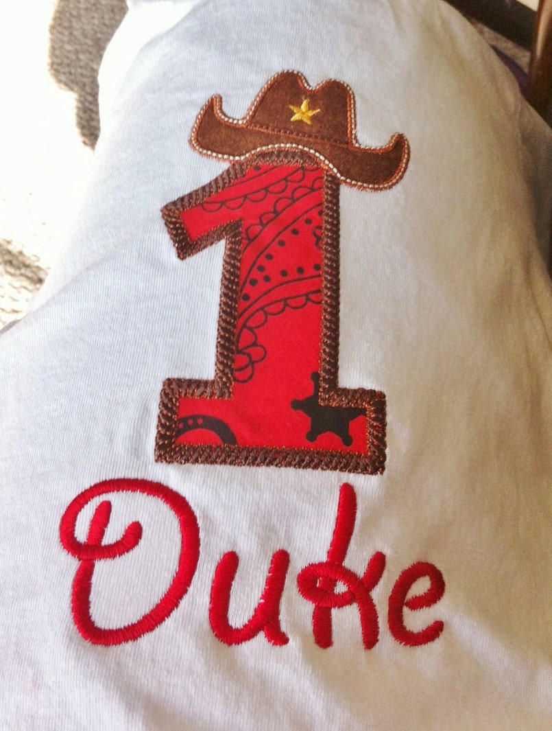 Rodeo Time Applique Numbers Machine Embroidery Design 5 - Etsy