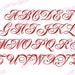 Fancy Script Machine Embroidery Font BX Sizes (Instant Download) - Etsy