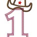 Rodeo Time Applique Number Set - Machine Embroidery Design - 4x4 Hoop,5 ...
