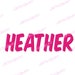 Heather Machine Embroidery Font, BX - Sizes 1",2",3",4" BUY 2 Get 1 ...