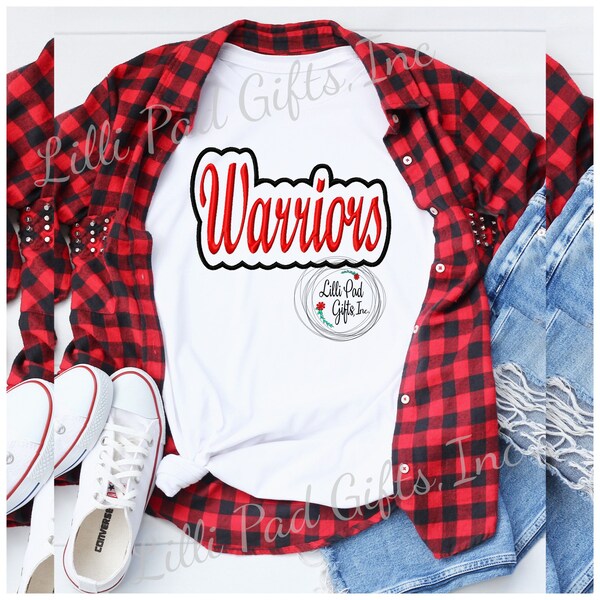 Warriors Embroidery - Etsy