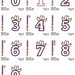 Rodeo Time Applique Numbers - Machine Embroidery Design - 5 Sizes ...