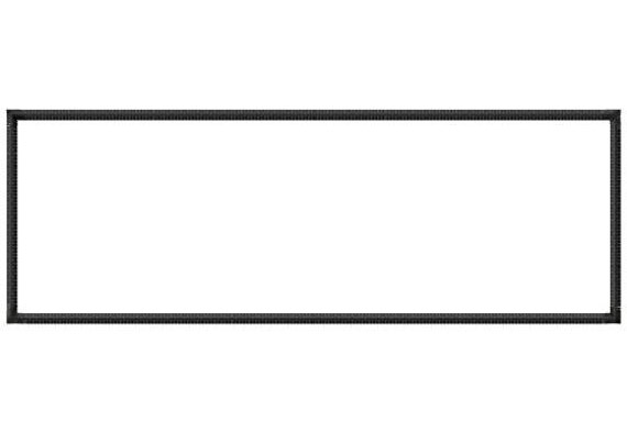 Frame Rectangle Applique Machine Embroidery 16 sizes | Etsy