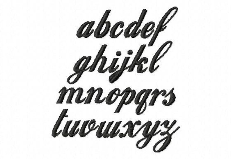 Mini Soda Pop .5in. half Inch Machine Embroidery Font | Etsy