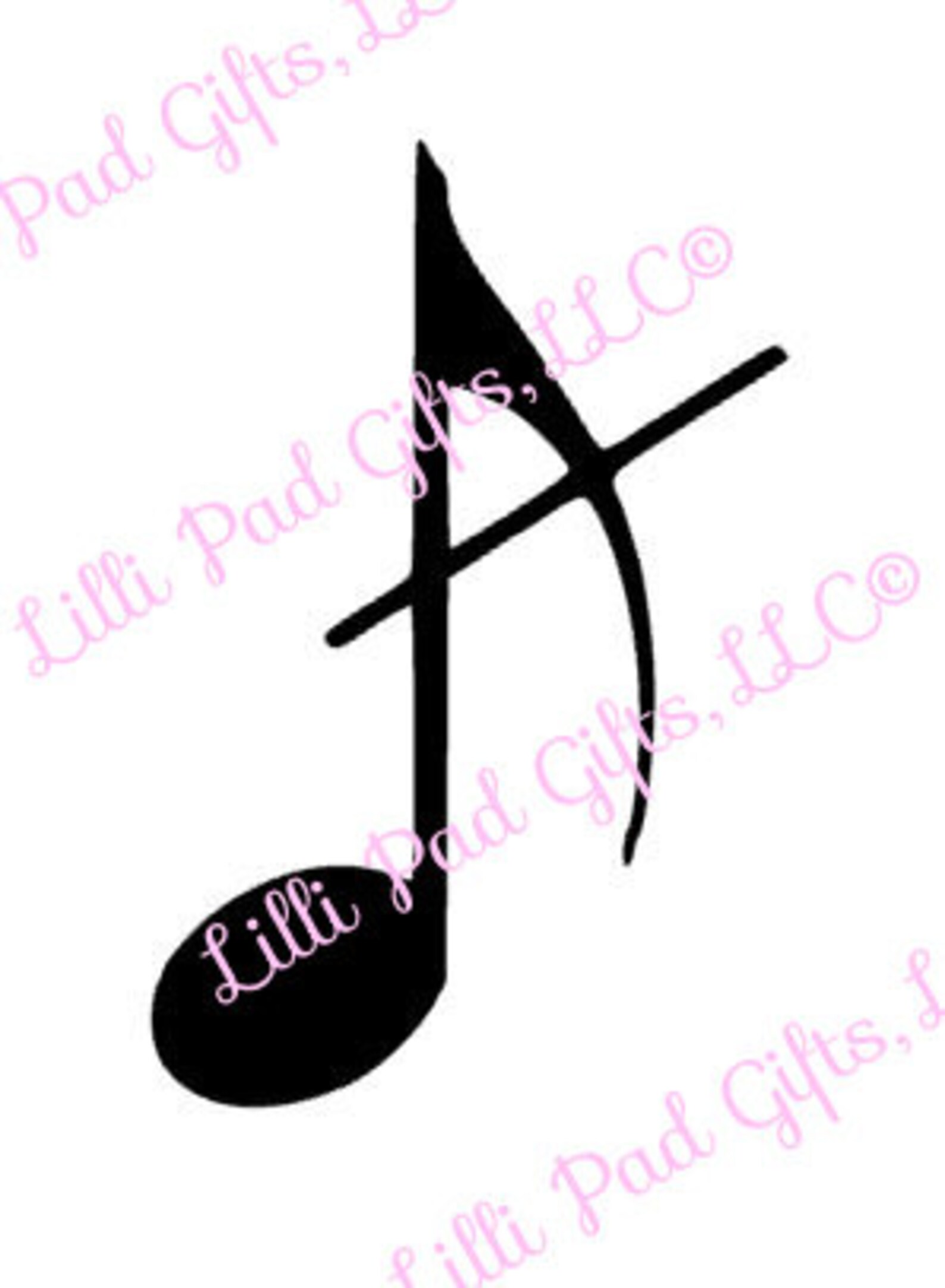 Flam Note Cut File Instant Download SVG Vector JPG for Cameo Silhouette ...