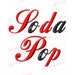 Soda Pop Machine Embroidery Font - Sizes 1",2",3",4" BUY 2 Get 1 FREE ...