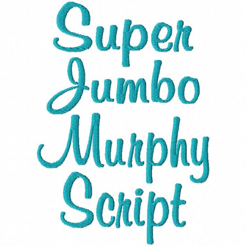 Large Embroidery Font - Etsy