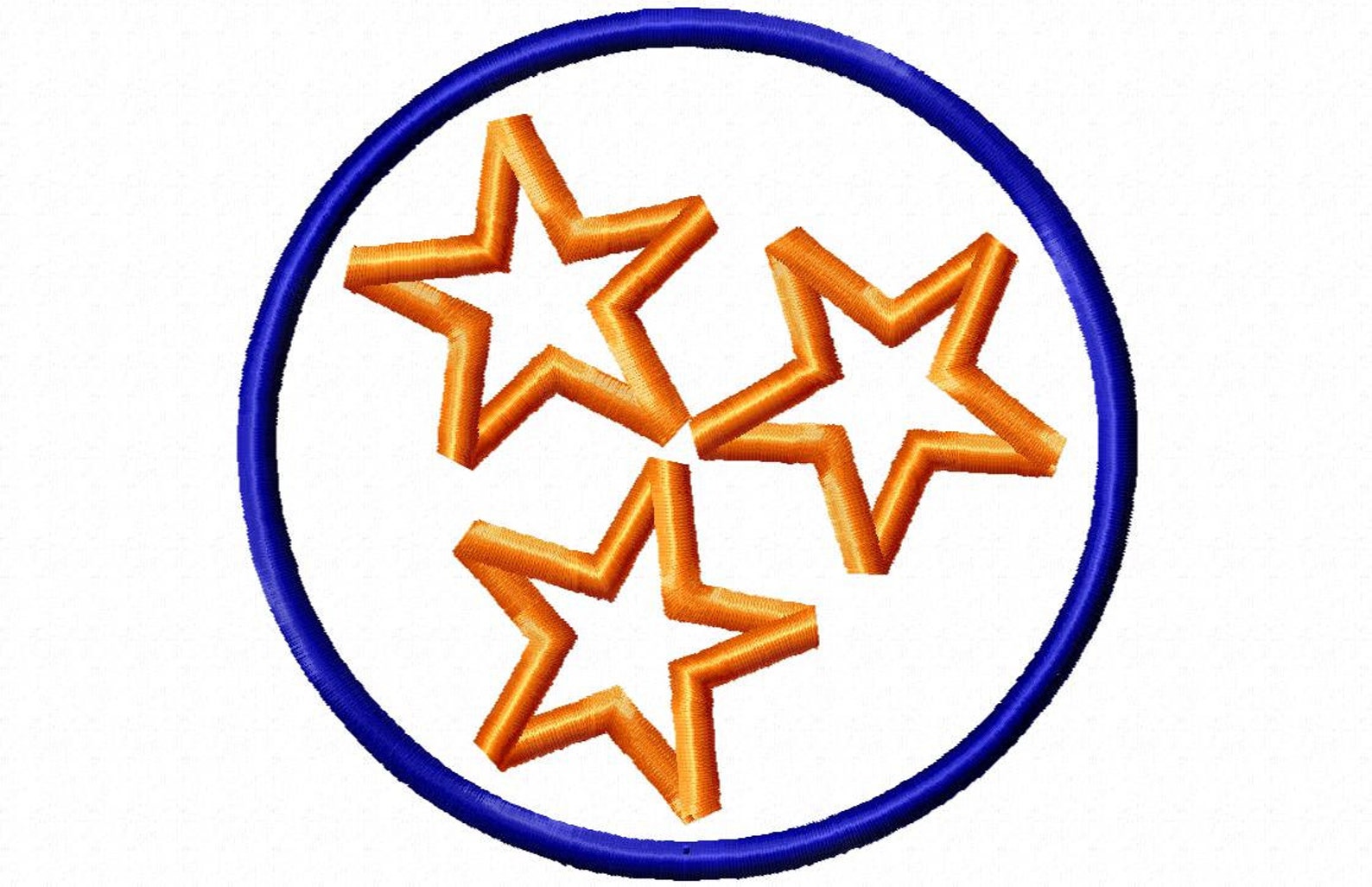 Tennessee Circle - Embroidery Applique - 9 Sizes, TN, State, Applique ...