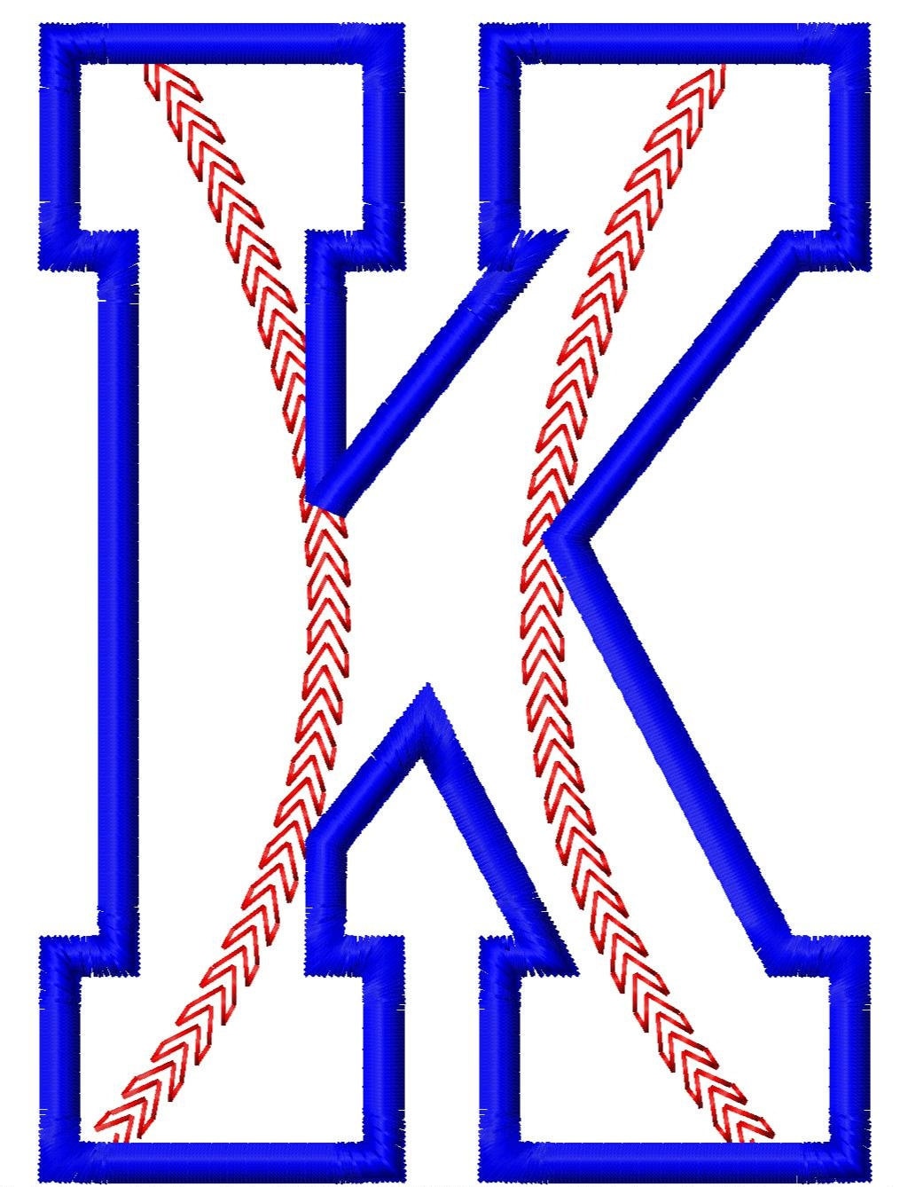 Baseball Stitch Applique Font Set Machine Embroidery Design - Etsy