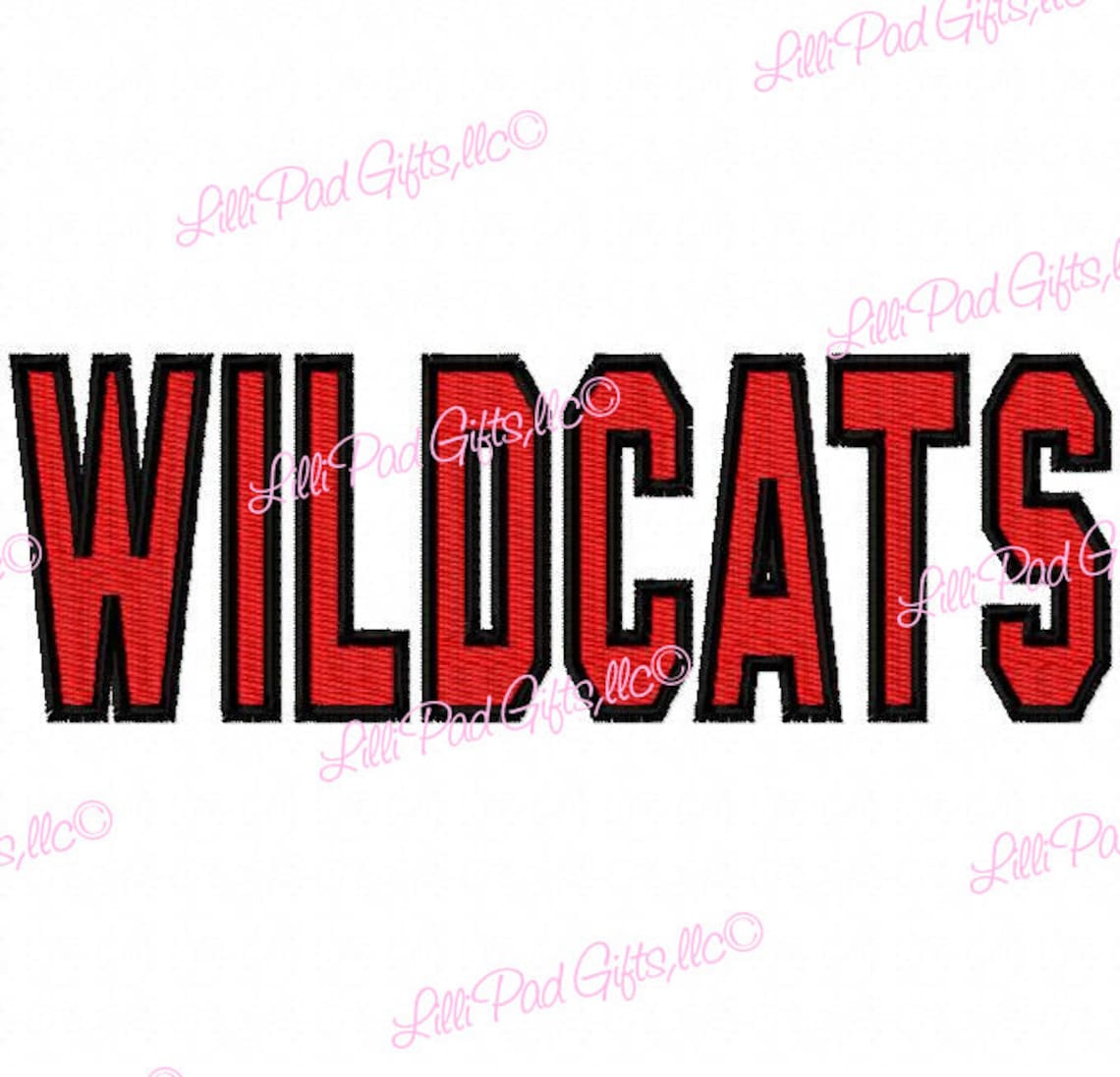 WILDCATS Outline Machine Embroidery Design 9 Sizes - Etsy
