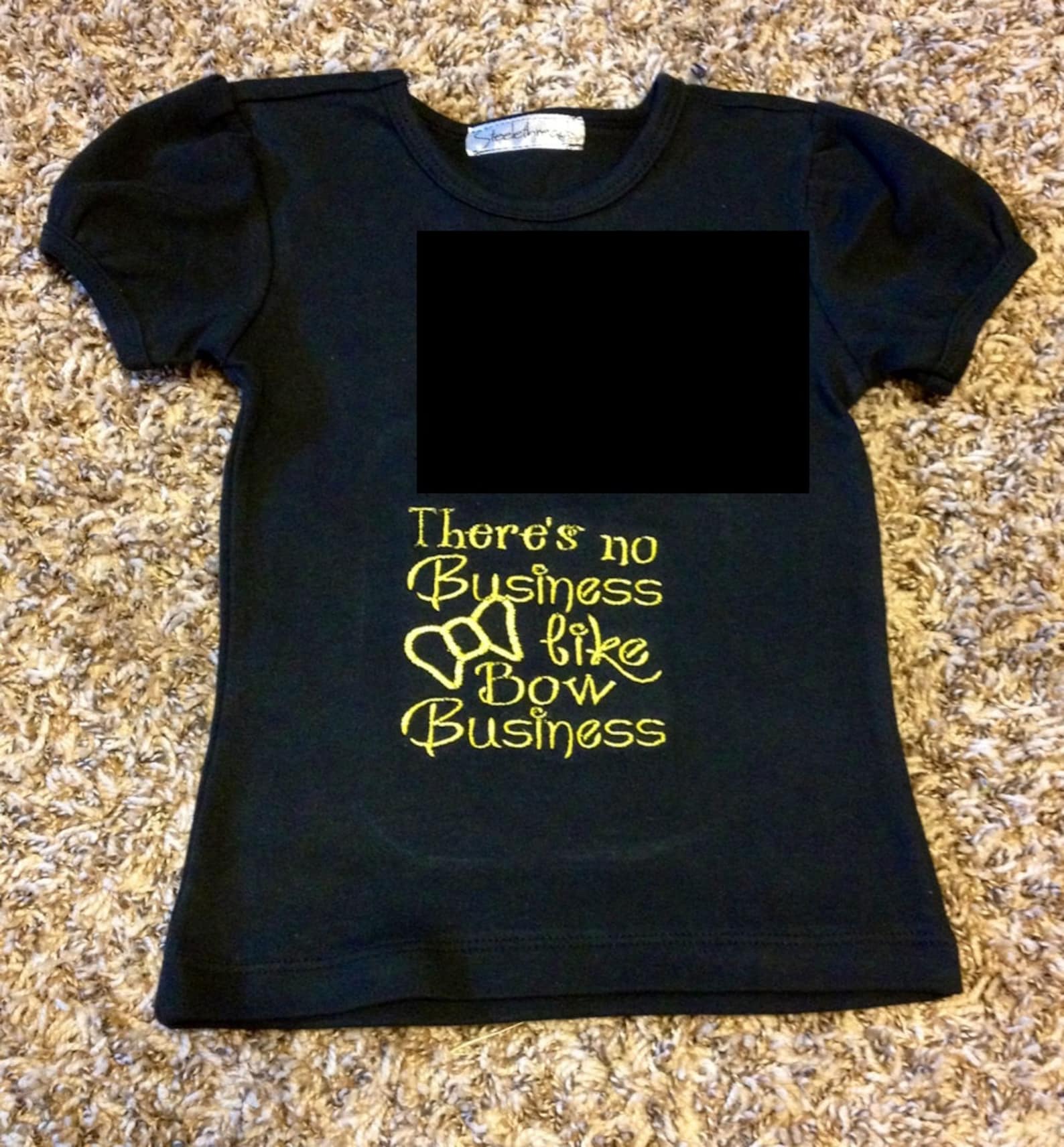 Theres No Business Like Bow Business - Bow Applique - Machine ...
