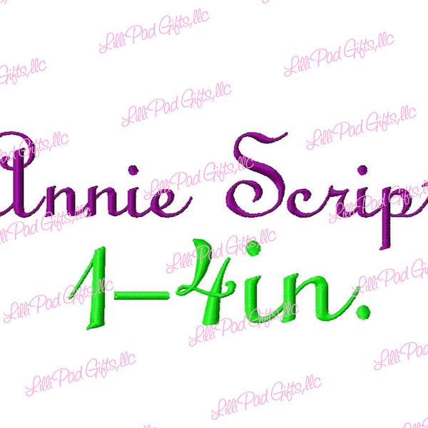 Annie Font - Etsy