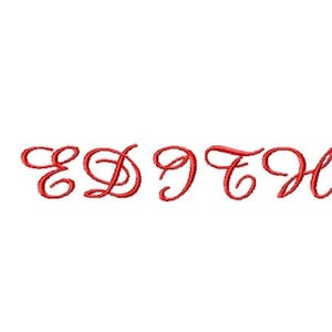 Edith Machine Embroidery Font - Sizes 1",2",3",4" BUY 2 Get 1 FREE ...