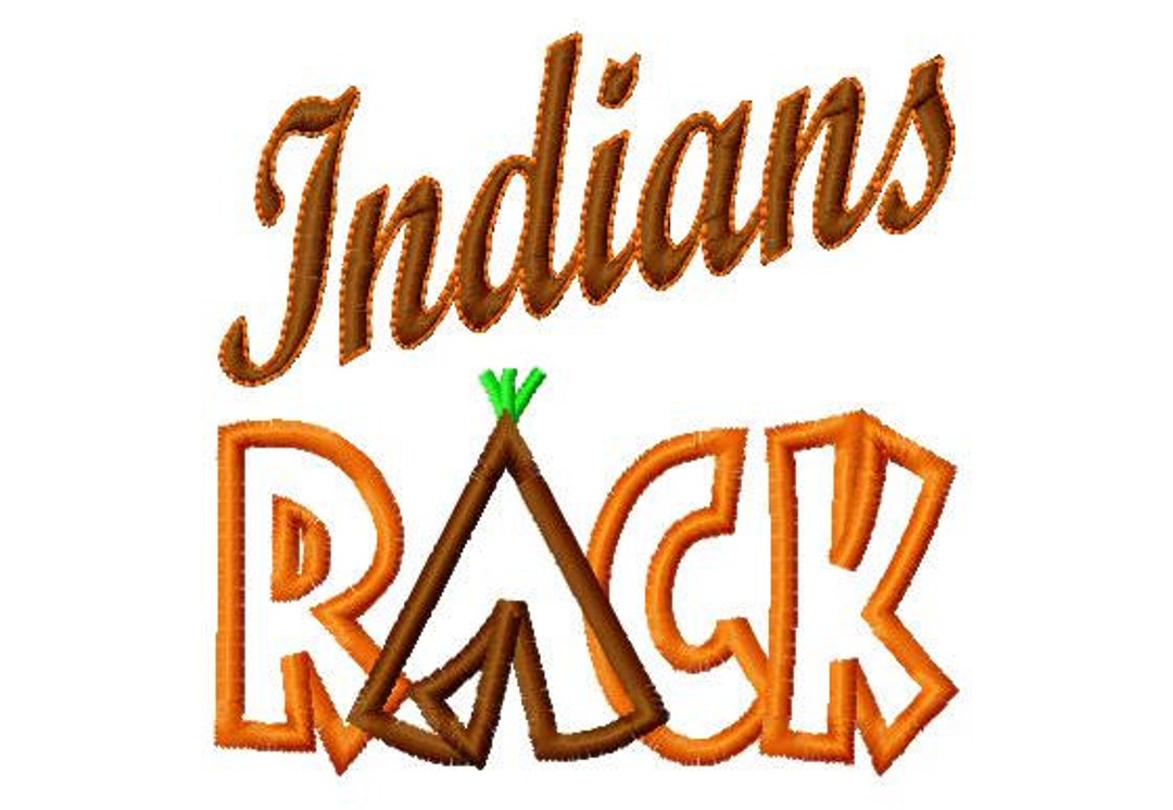 Indians ROCK - Tipi - Applique - Machine Embroidery Design - 9 Sizes - Etsy