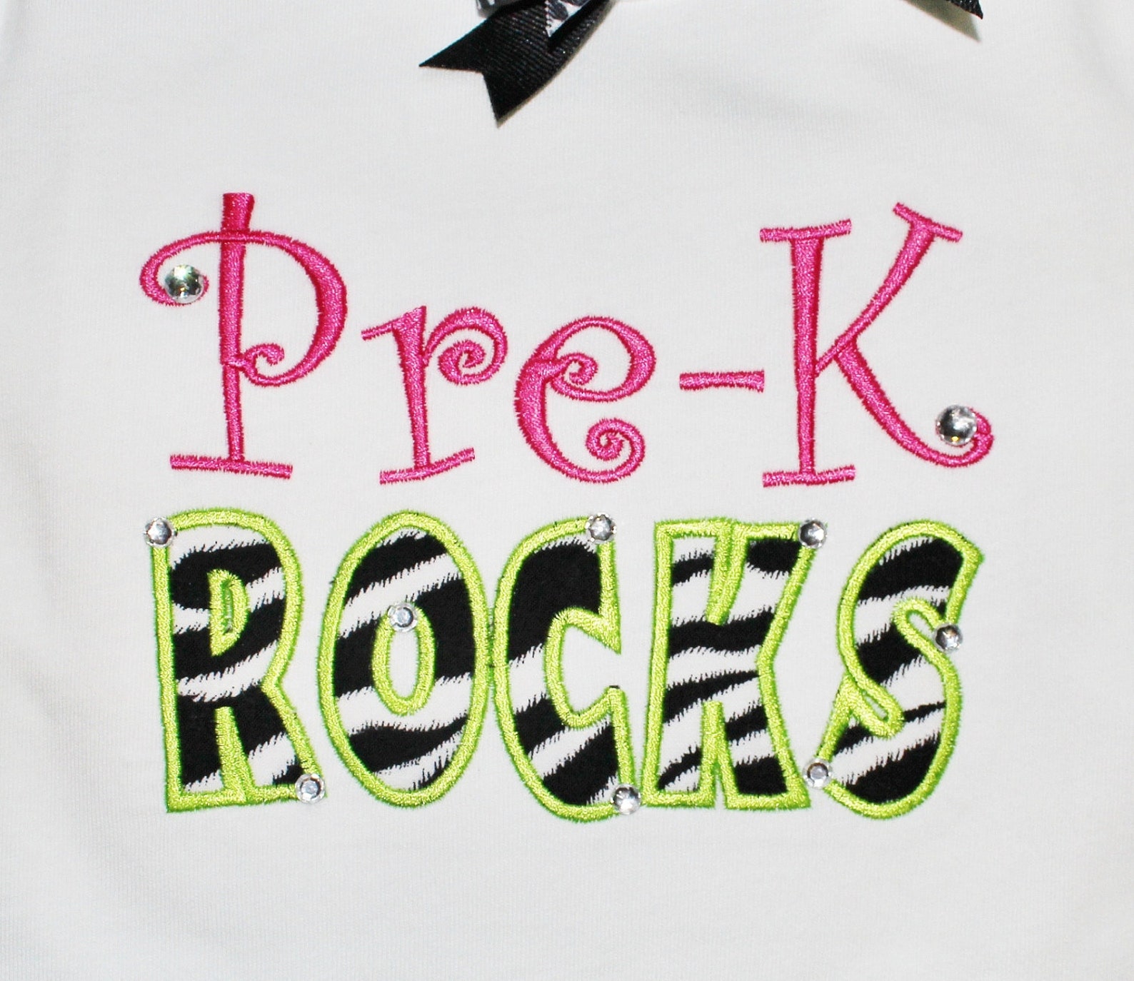 Pre-k ROCKS Applique Machine Embroidery Design 6 Sizes - Etsy