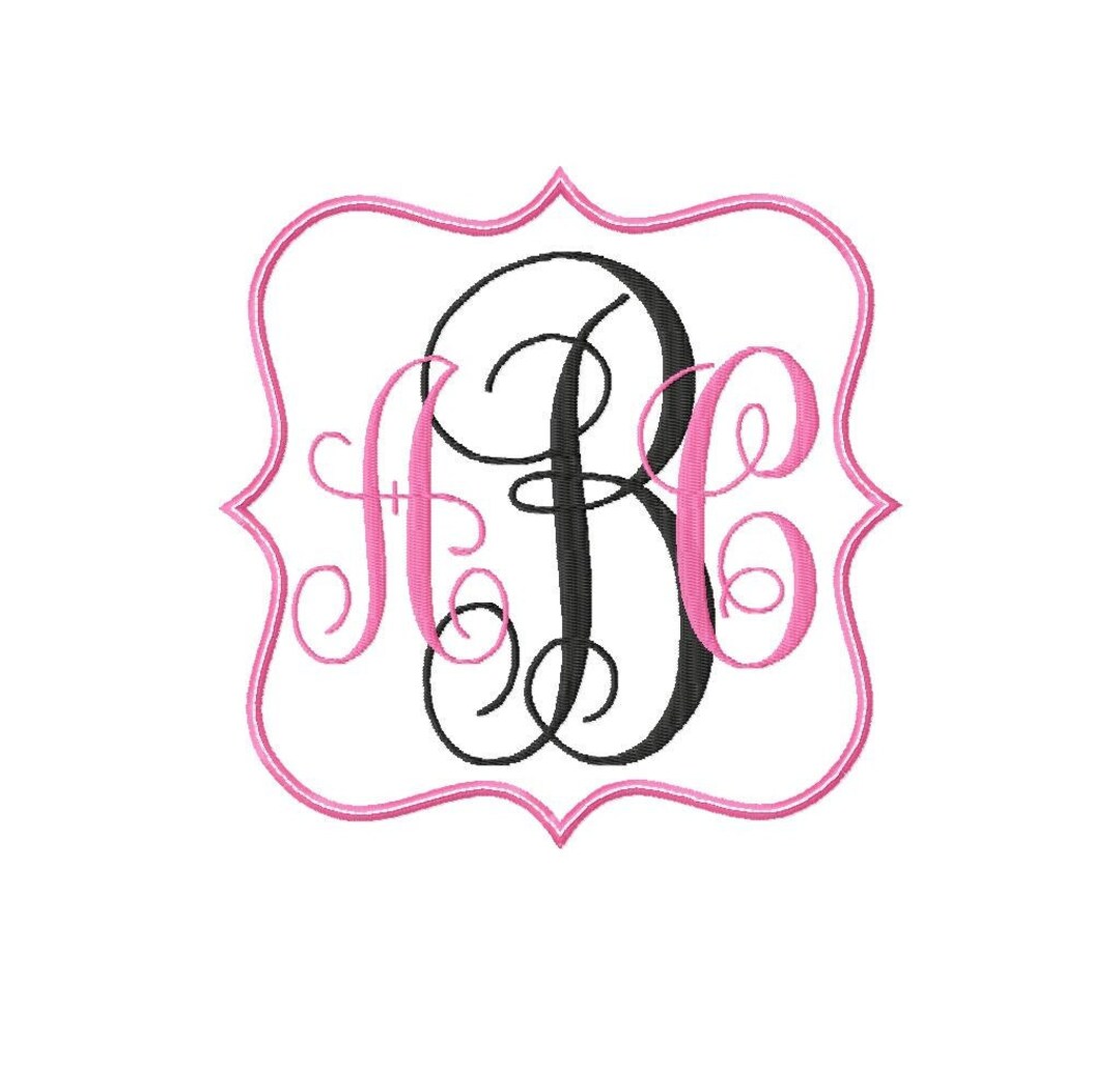 Dee Dee Applique Frame - Frame Only - Machine Embroidery - 9 Different ...