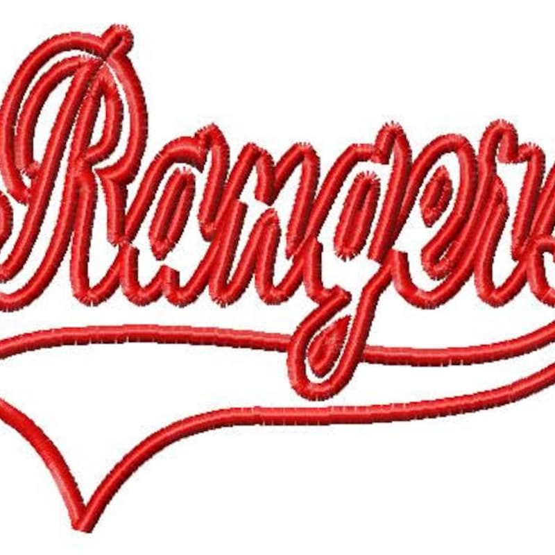 Texas Rangers Font - Etsy