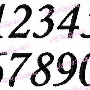 Mini Wedding Script - Machine Embroidery Font - Sizes .5in. (half Inch ...