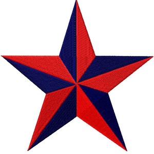 Rustic Star - Machine Embroidery - 13 Sizes From 1" to 7" - Etsy