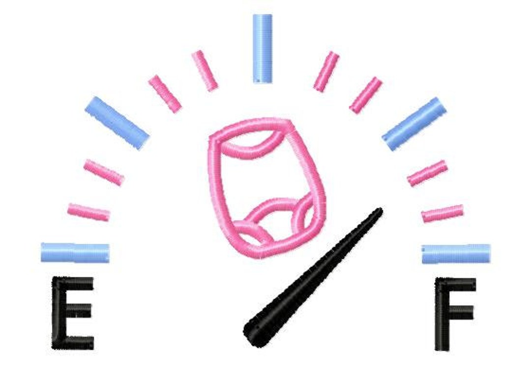 Diaper - Empty - Full - Machine Embroidery Design - 7 Sizes - Etsy