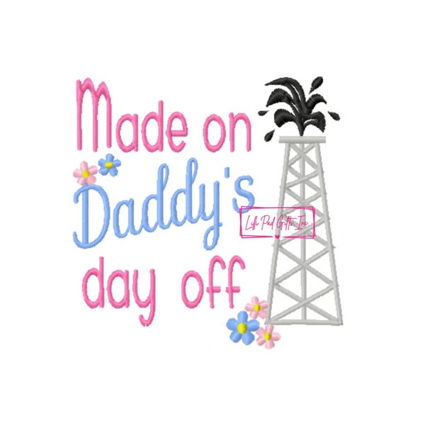 Oil Rig Embroidery - Etsy