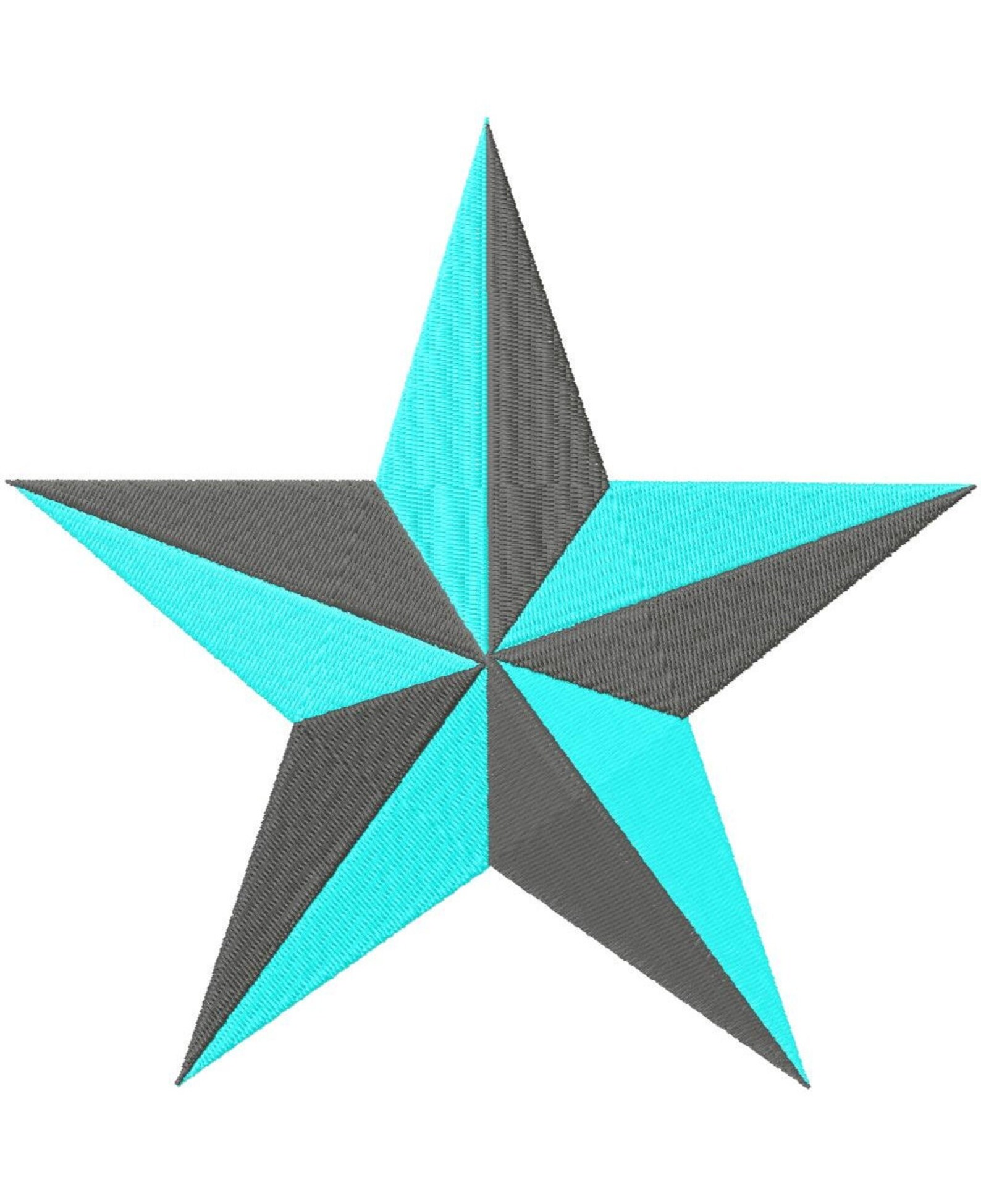 Rustic Star - Machine Embroidery - 13 Sizes From 1" to 7" - Etsy