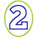 Oval Birthday Numbers - 1-10 Applique - Machine Embroidery Design - 4 ...