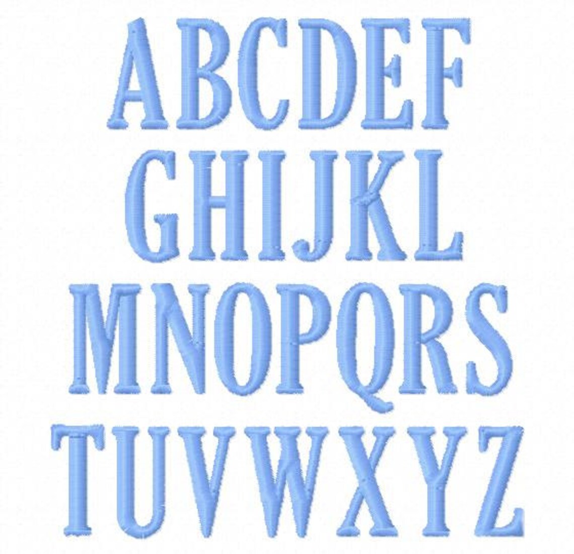 Mini Pillow Top .5in. half Inch Machine Embroidery Font - Etsy